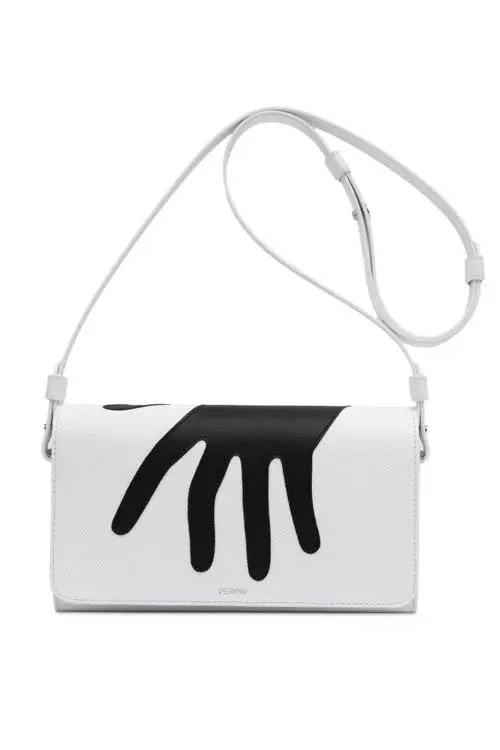 Perrin Prends Moi Xbody/clutch - White|black
